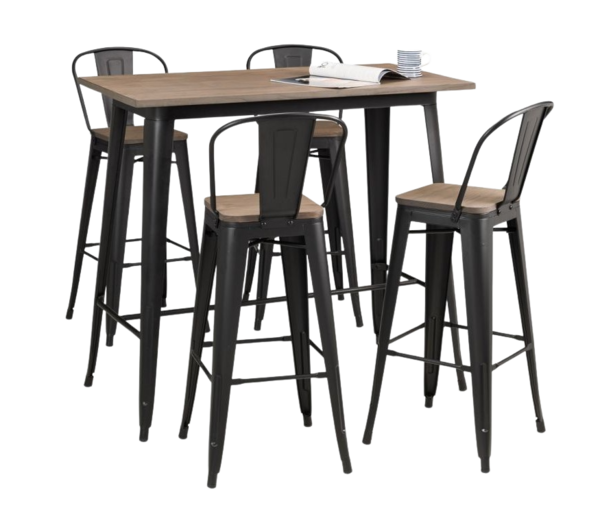 New York 4 Seat Bar Table Set - Instore Direct